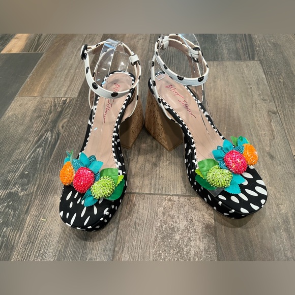 Betsey Johnson | Shoes | Betsey Johnson Sprite Heeled Wedge Platform ...